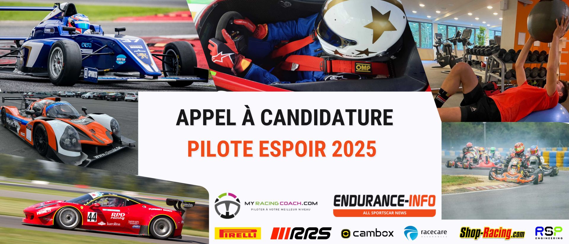 Inscrivez-vous pour l'opération Pilote Espoir 2025 MyRacingCoach Endurance-Info - Endurance Info